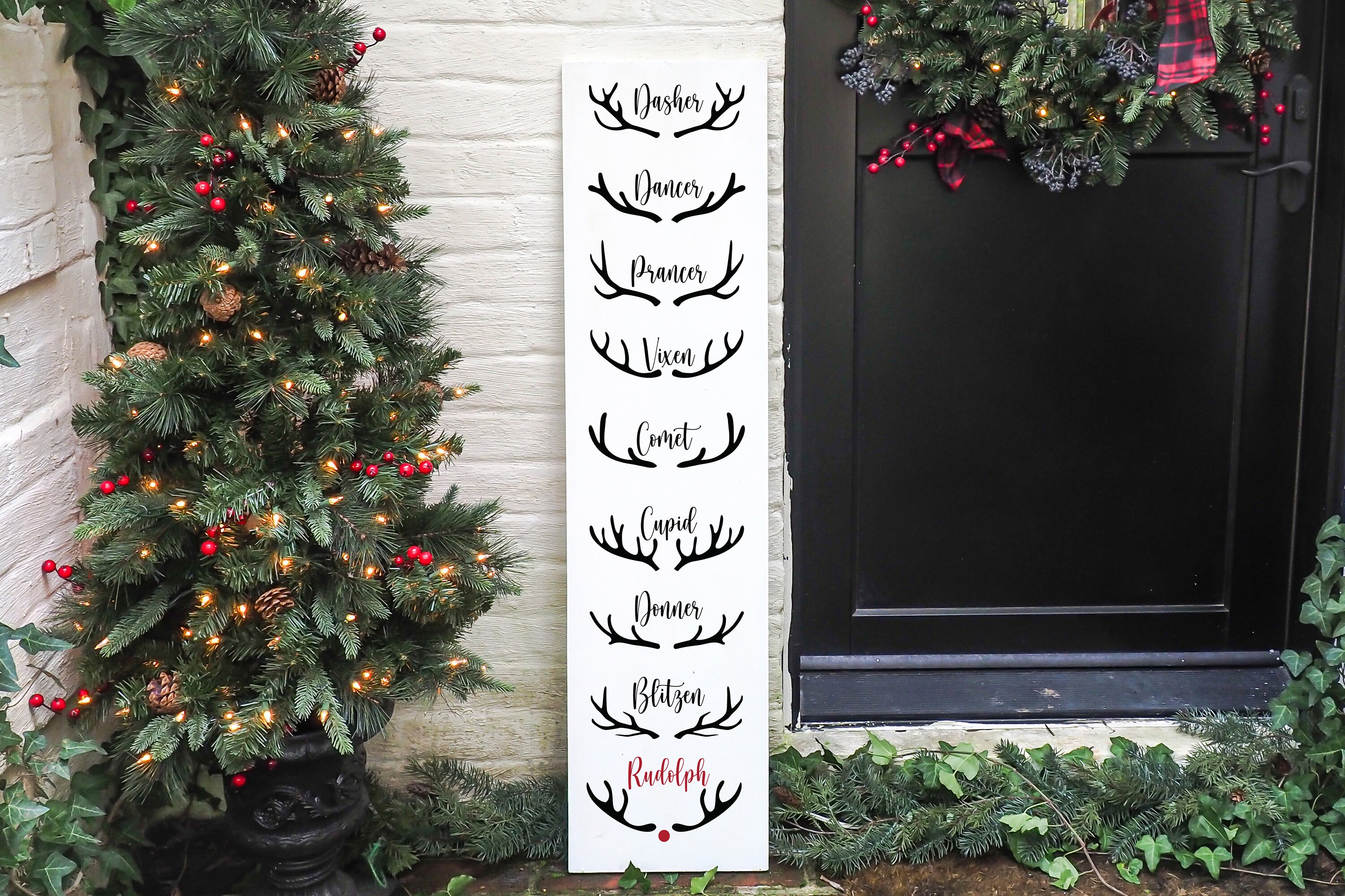 Christmas Porch Sign Bundle Svg, Christmas Porch Sign Svg, Xmas ...