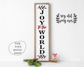 Vertical Joy Porch Sign - Etsy