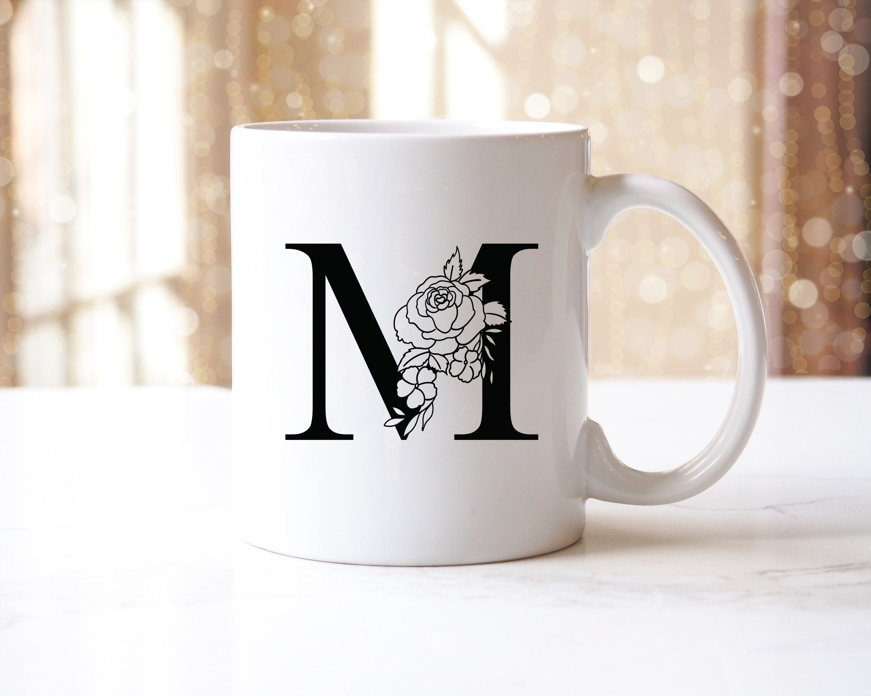 Floral Font Svg Floral Letter M Svg Floral Alphabet M Svg - Etsy Canada