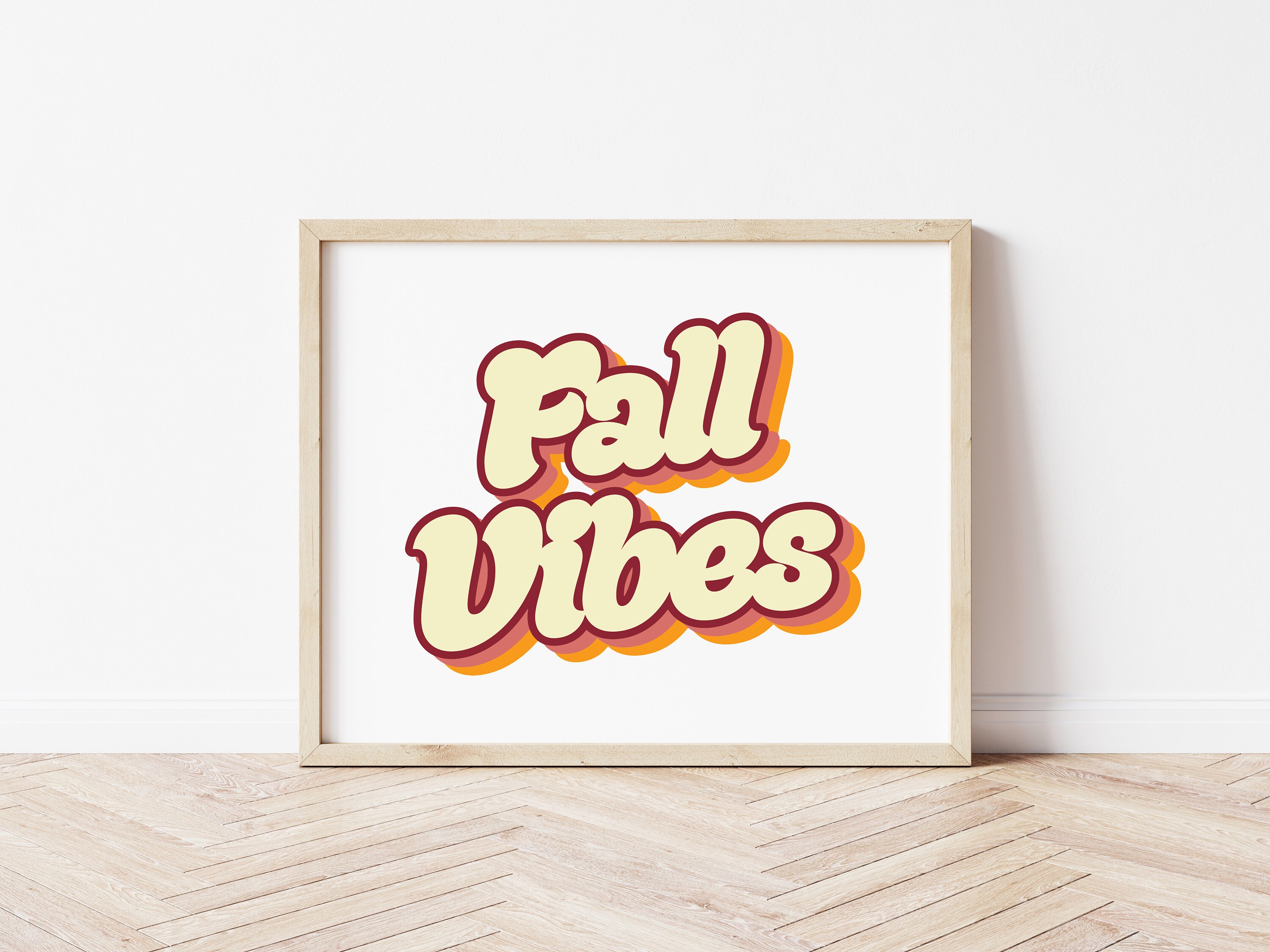 Fall Vibes svg Retro Fall Vibes svg Retro Fall svg Fall | Etsy