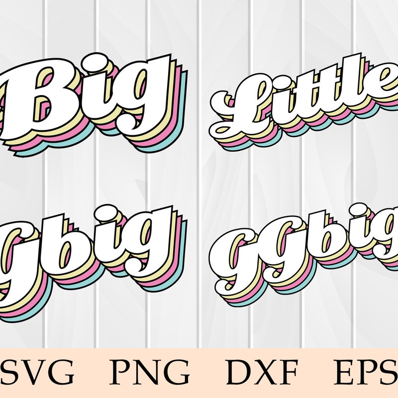 Big Little Sorority - Etsy