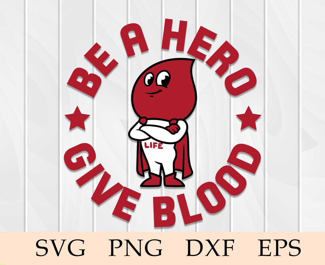 Blood Donor Svg, Blood Drive Svg, Svg, Eps, Png, Dxf, Red Cross, Cricut ...