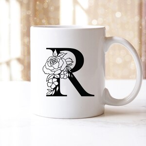 Floral Alphabet Svg, Floral Letter R Svg, Floral Alphabet R Svg ...