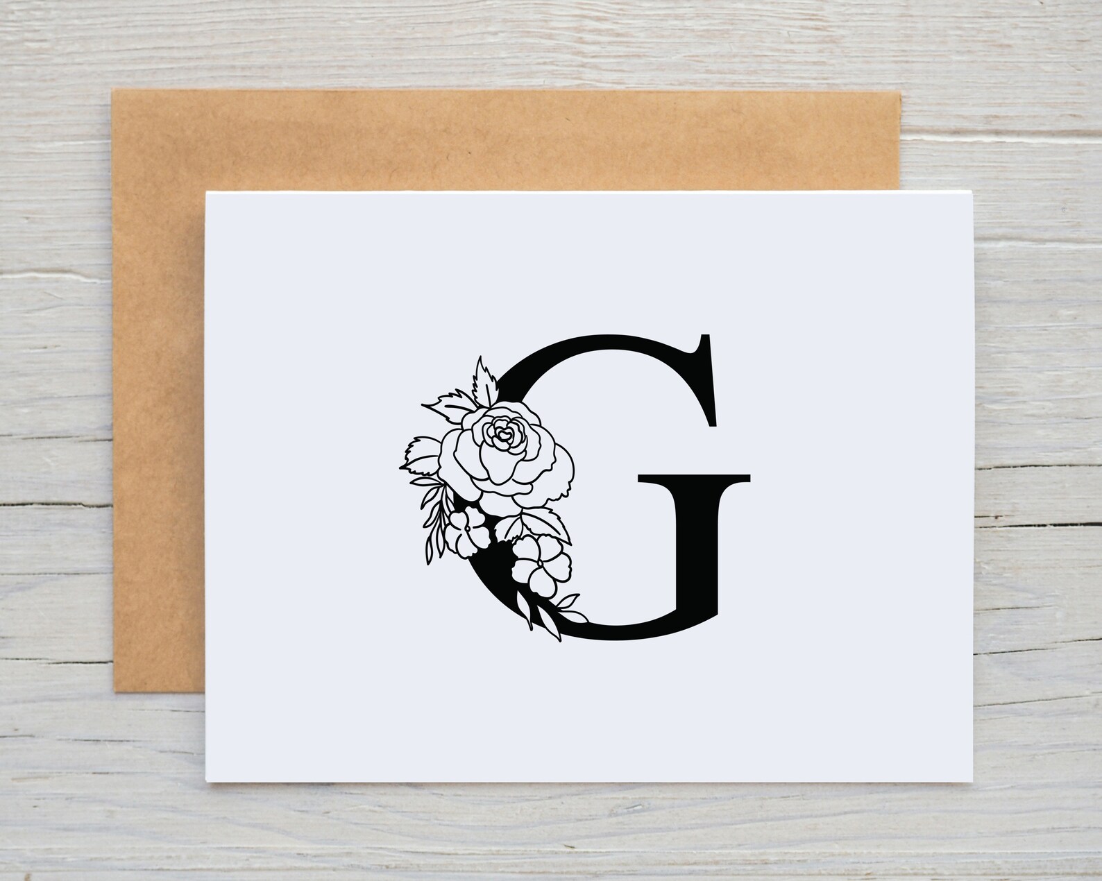 Botanical Font Svg Floral Letter G Svg Floral Alphabet G | Etsy Canada