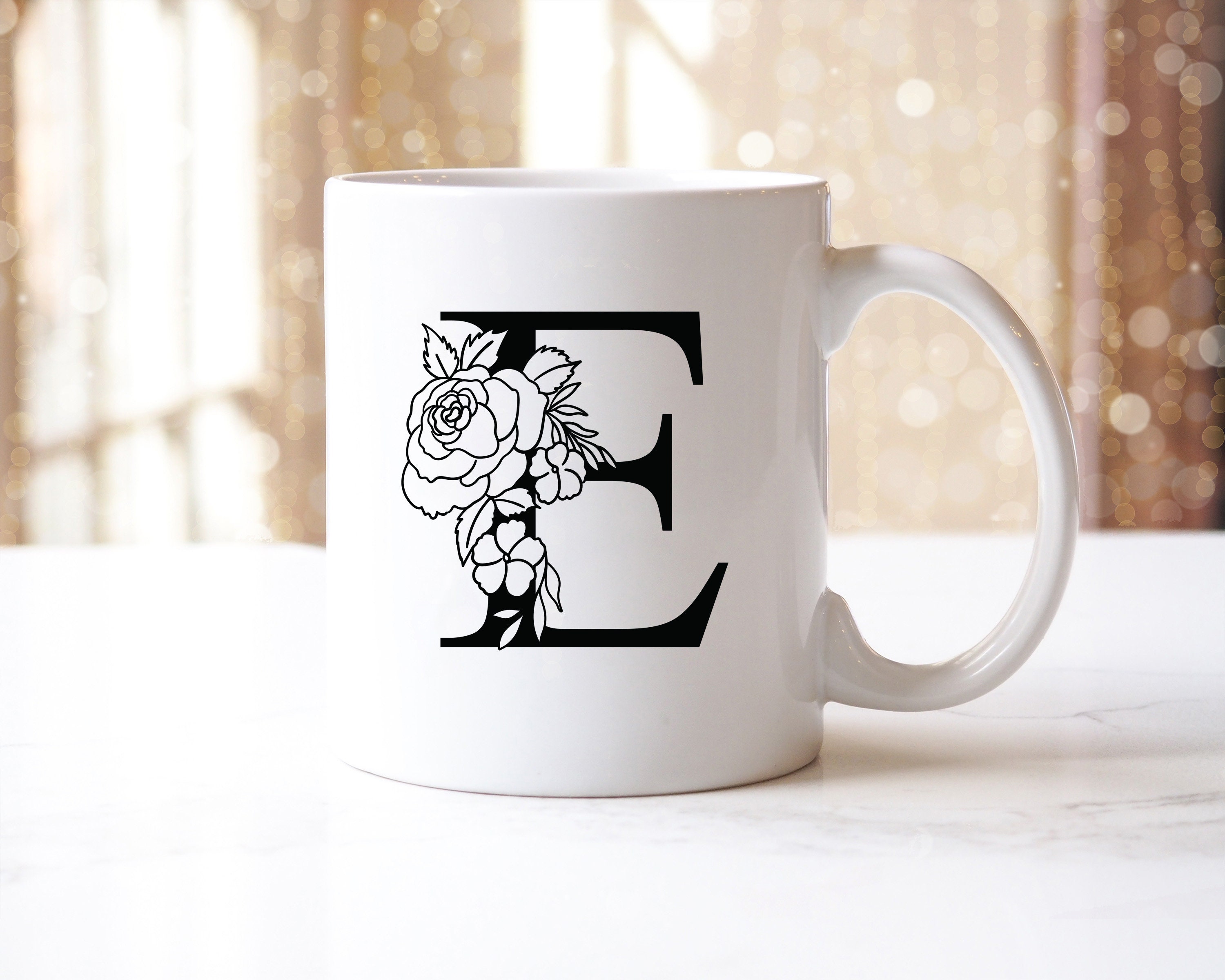 Flower Alphabet Svg Floral Letter E Svg Floral Alphabet E - Etsy Canada