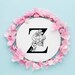 Botanical Letter Svg, Floral Letter Z Svg, Floral Alphabet Z Svg, Initial Z Svg, Botanical ...