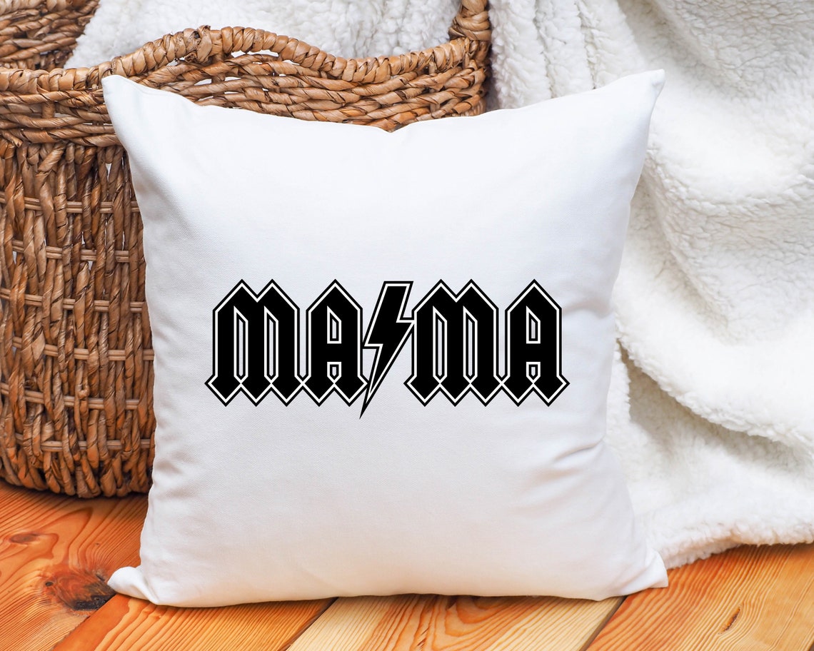 Mama and Mini Svg, Rock & Roll Mama, Mama and Me, Rocker Mom,mom and ...