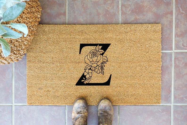 Botanical Letter Svg Floral Letter Z Svg Floral Alphabet Z - Etsy