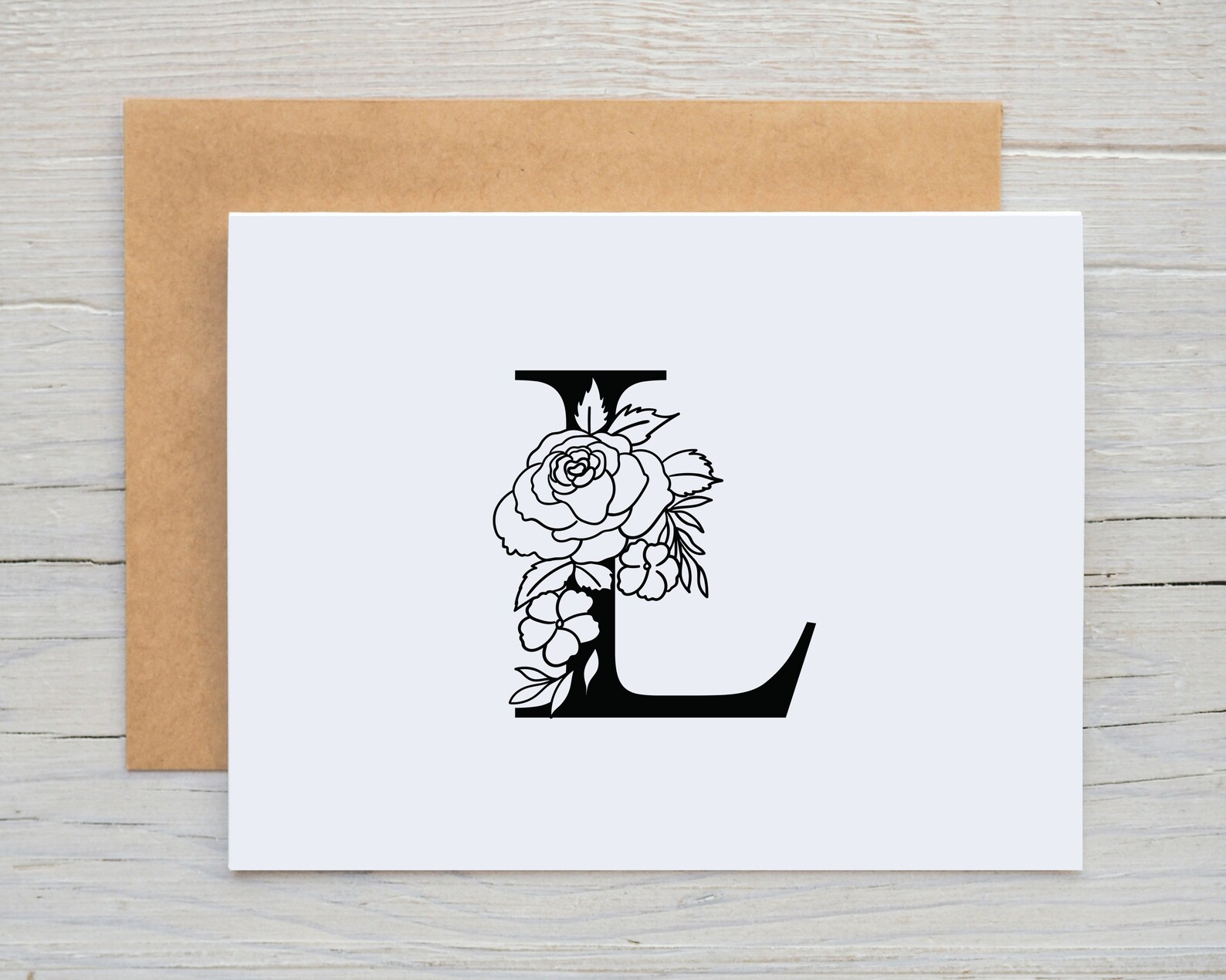 Botanical Font Svg Floral Letter L Svg Floral Alphabet L - Etsy