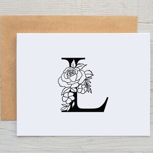 Botanical Font Svg, Floral Letter L Svg, Floral Alphabet L Svg, Initial ...