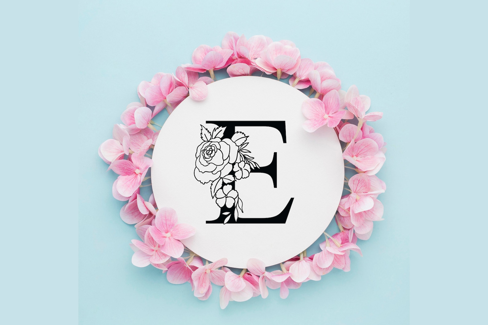 Flower Alphabet Svg Floral Letter E Svg Floral Alphabet E - Etsy Canada