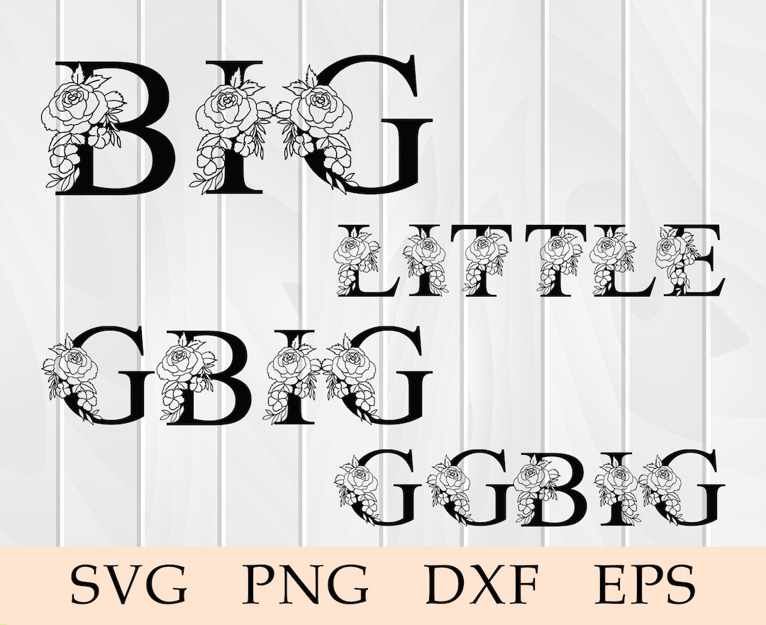 Big Little Svg, Sorority Svg, Big Svg, Little Svg, Big Little Shirts ...