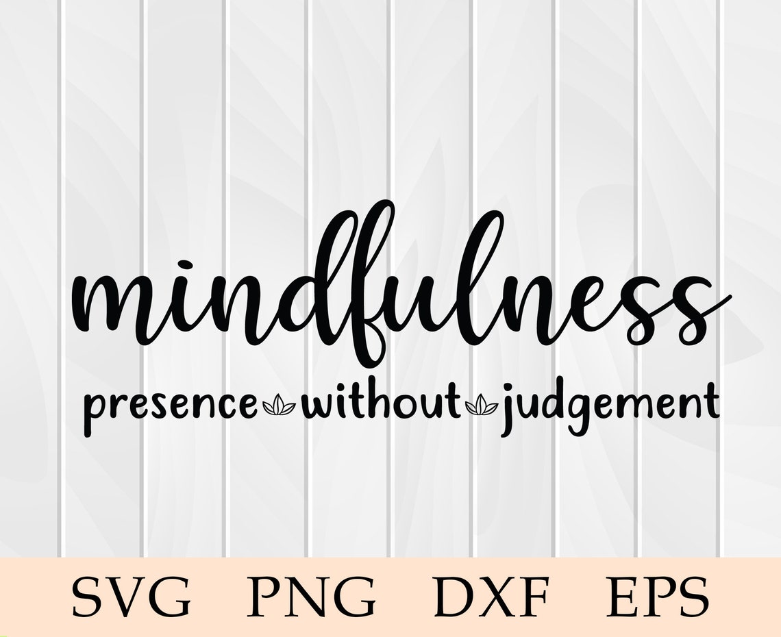 Mindfulness Svg Meditation Svg Yoga Svg Meditation Gift | Etsy