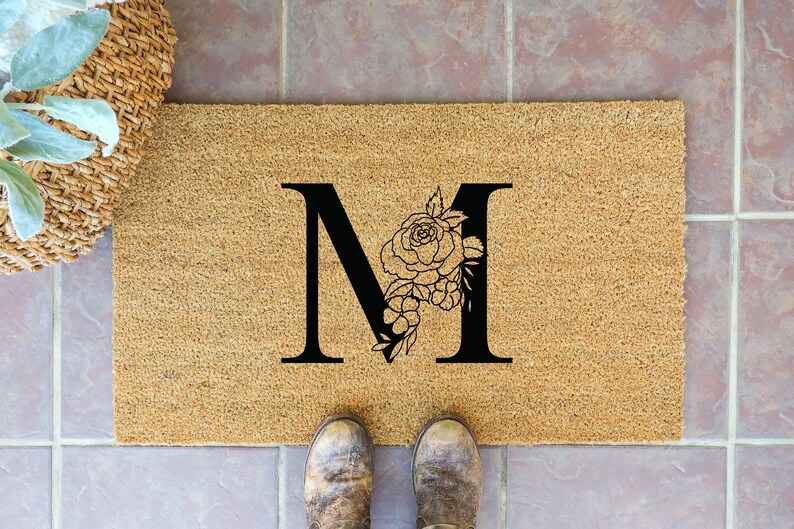 Floral Font Svg Floral Letter M Svg Floral Alphabet M Svg - Etsy