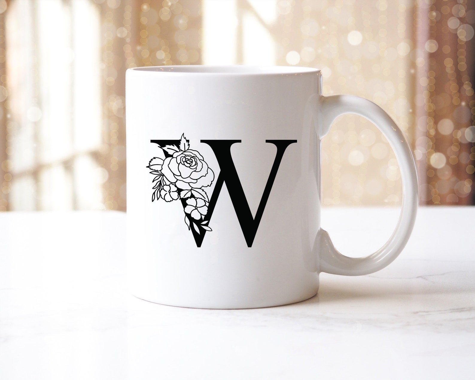 Botanical Font Svg Floral Letter W Svg Floral Alphabet W - Etsy Canada