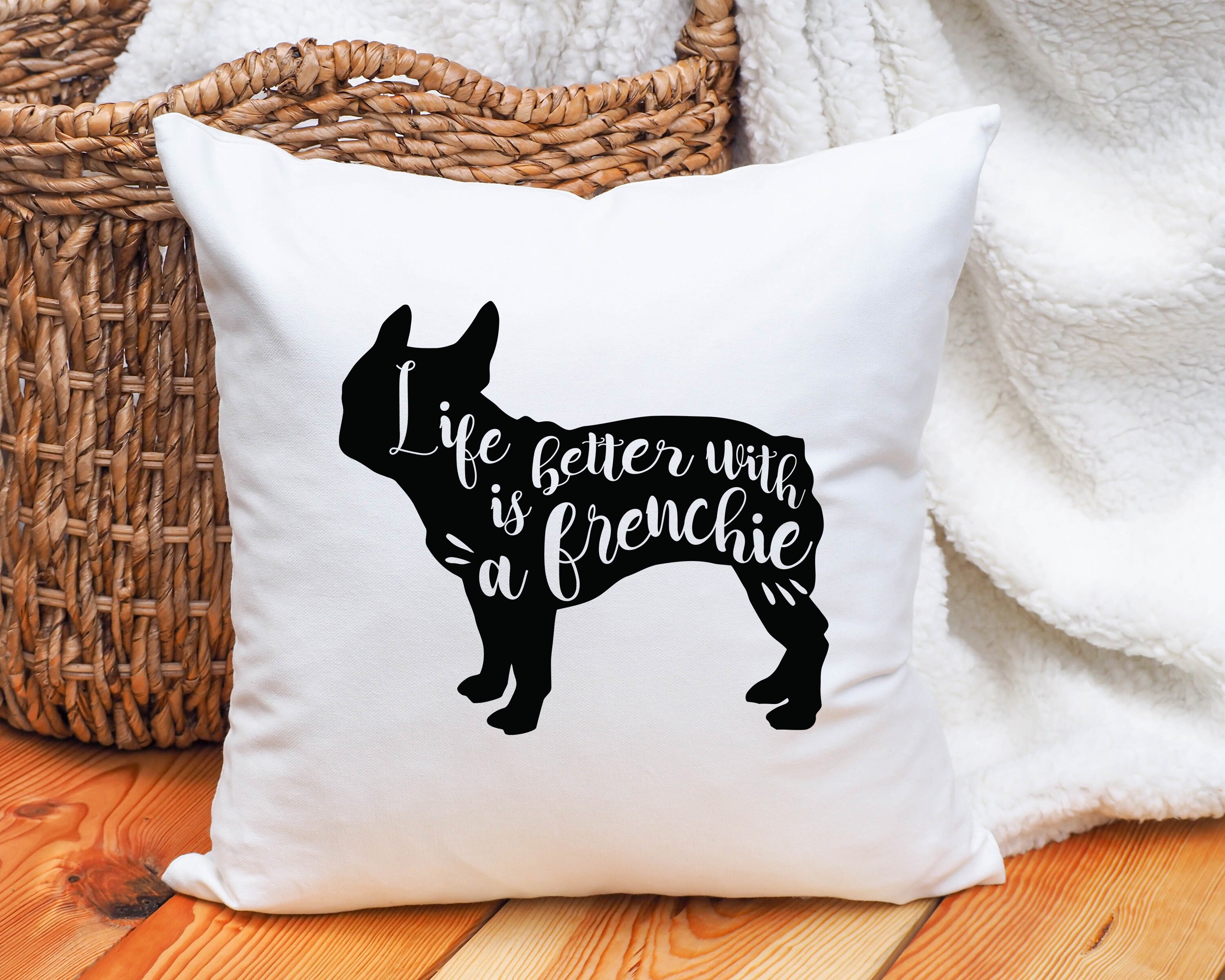 Cute Frenchie Svg, French Bulldog Svg, Silhouette Svg, Cricut File ...