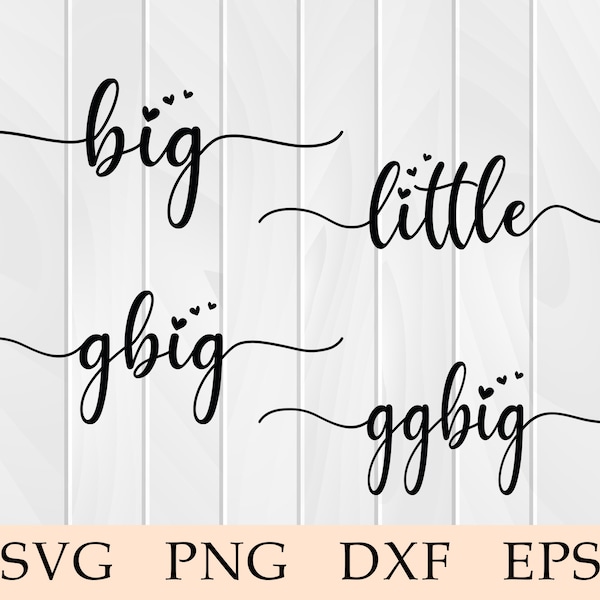 Big Little Sorority - Etsy