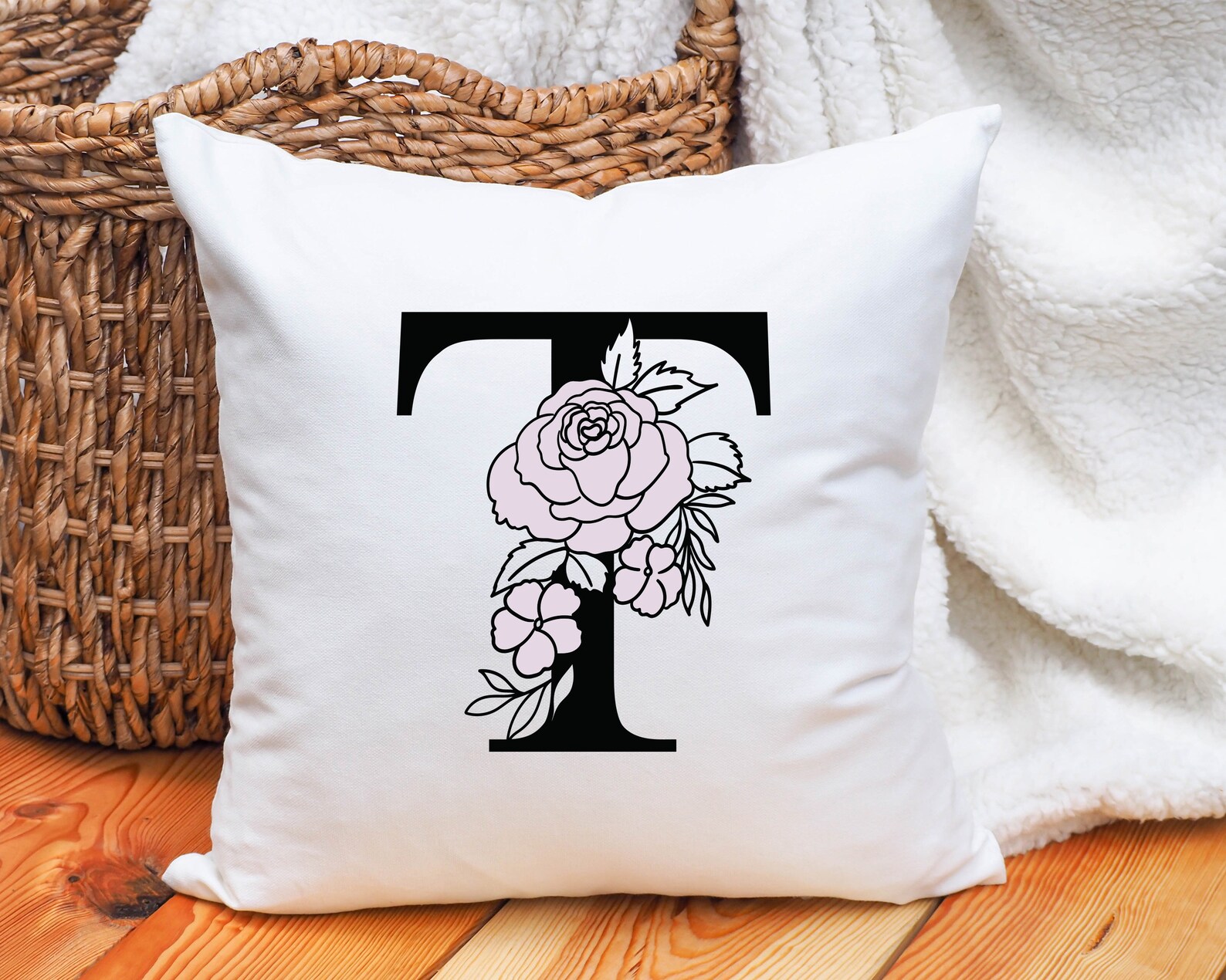 Botanical Letter Svg Floral Letter T Svg Floral Alphabet T - Etsy New ...