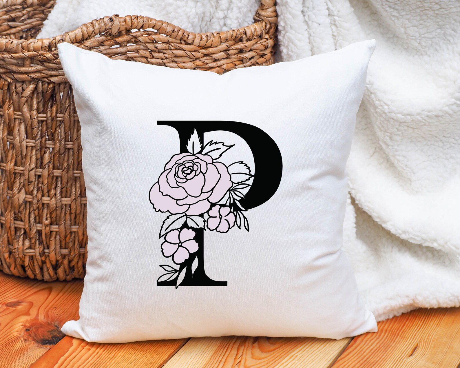 Botanical Font Svg Floral Letter P Svg Floral Alphabet P - Etsy Canada