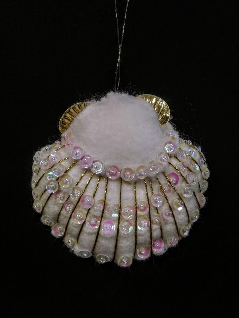 Made to Order Chrismon Christmas Ornaments Hand Made Set of White and ...