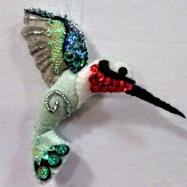 Felted Hummingbird - Etsy
