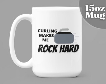 Curling Stone Mug - Etsy
