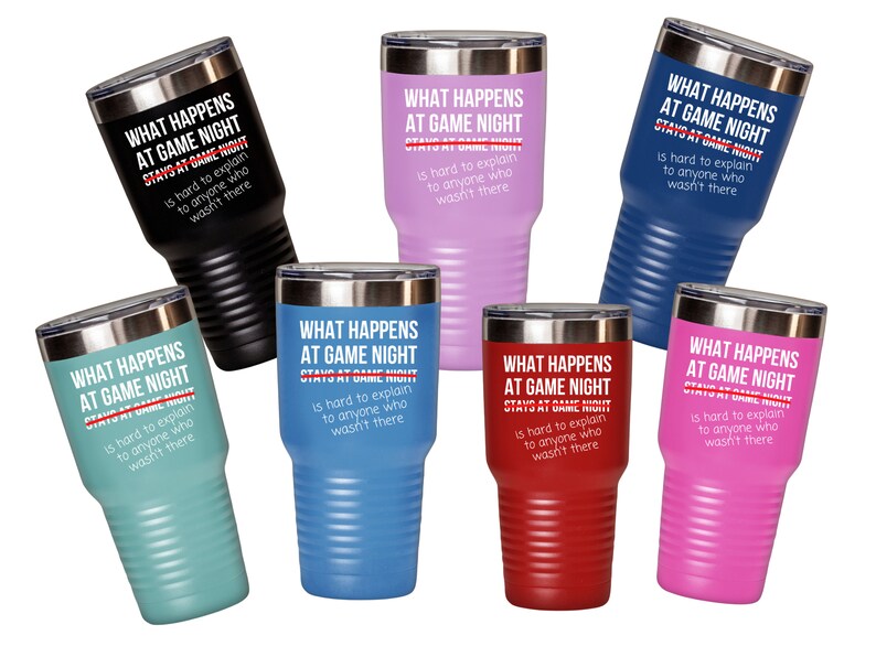 Board Game Gifts Board Games Game Night Mug 30oz Tumbler - Etsy