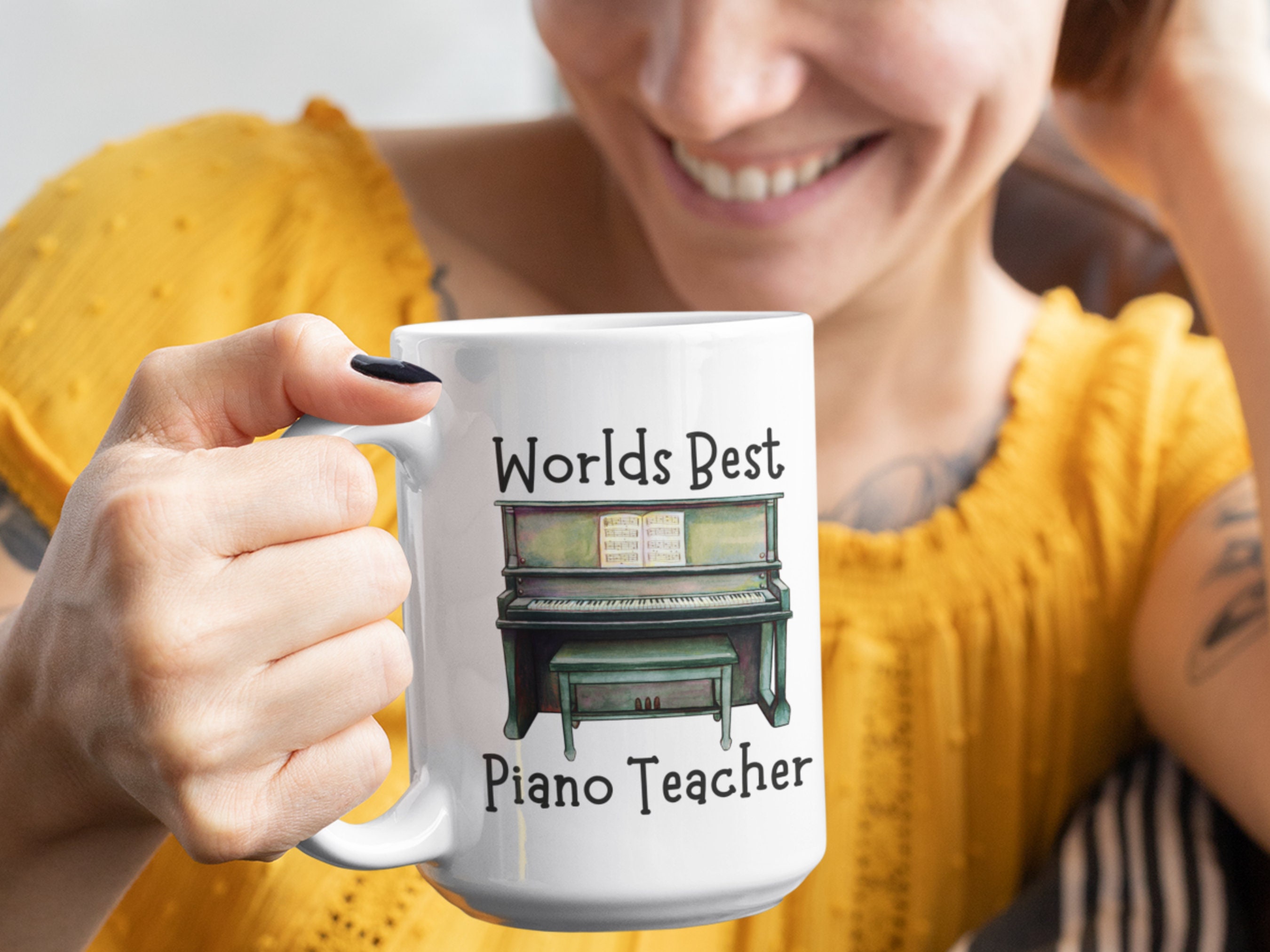 Piano Piano Gift Piano Teacher Gift Worlds Best Piano Teacher Piano ...