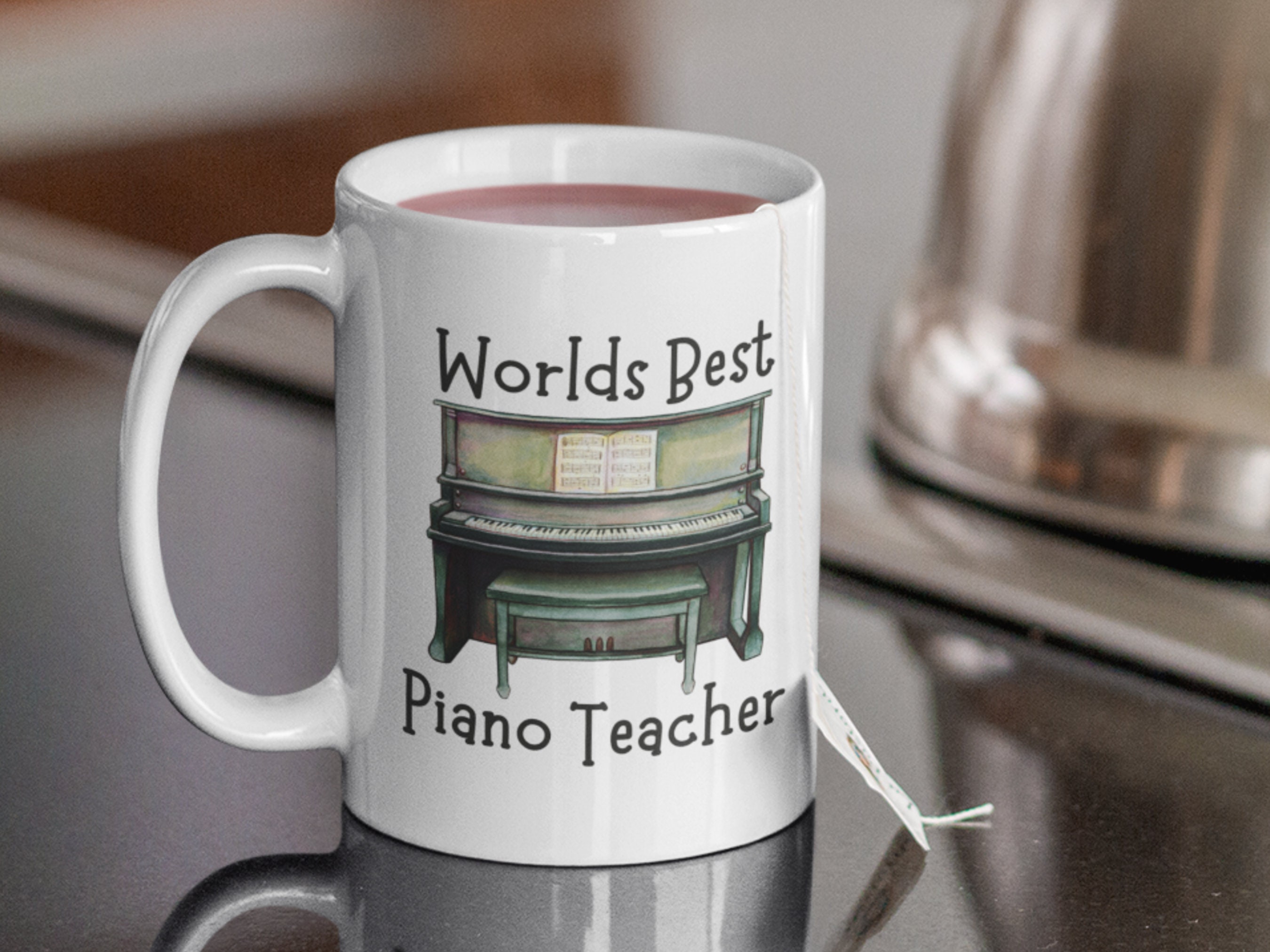 Piano Piano Gift Piano Teacher Gift Worlds Best Piano Teacher Piano ...