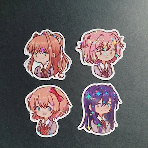 Doki Doki Literature Club Buttons & Stickers Set - Etsy