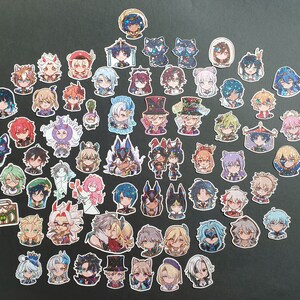 Genshin Impact Stickers Set - Etsy