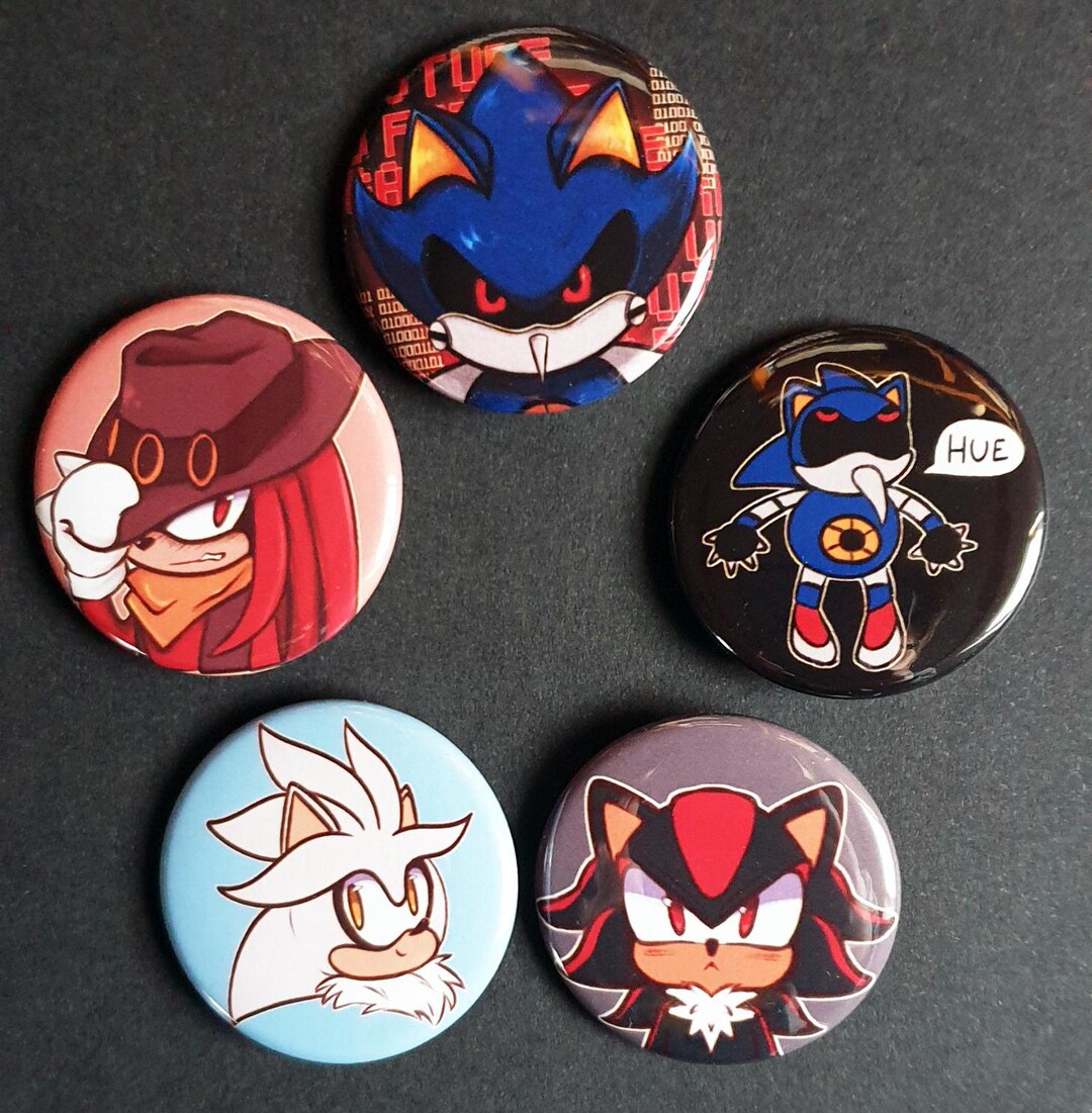 Sonic Buttons - Etsy