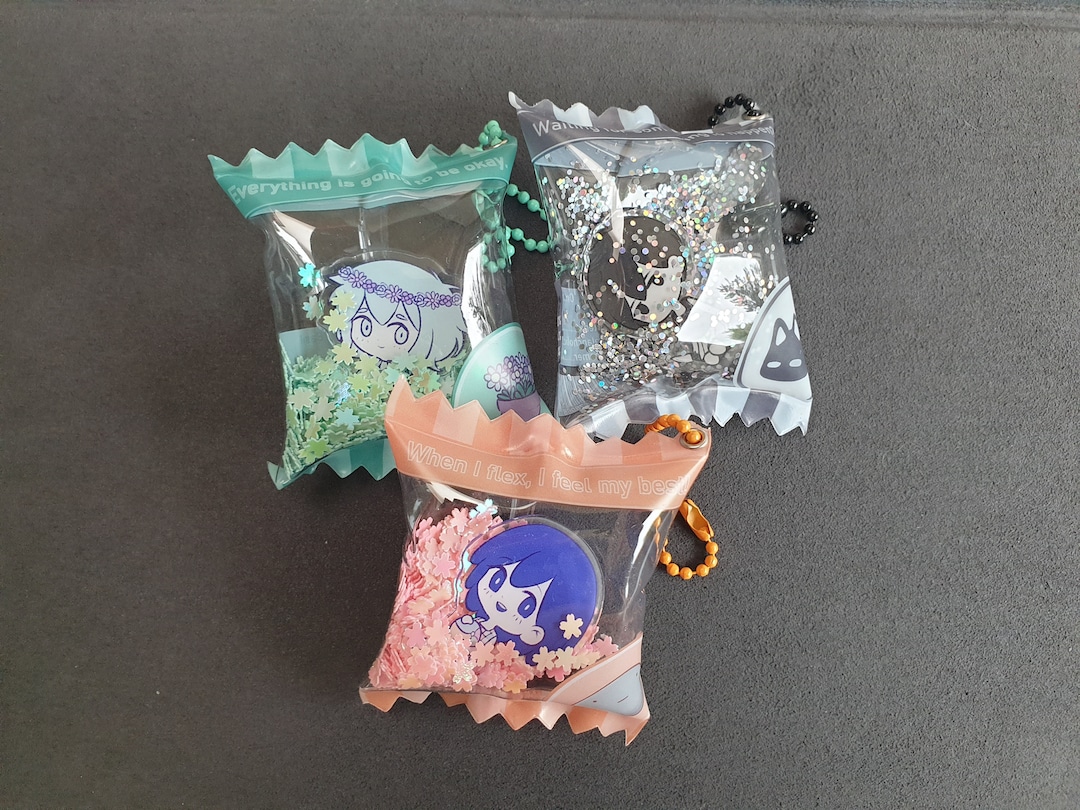 OMORI Candy Bag Charm Omori Basil and Kel - Etsy Australia