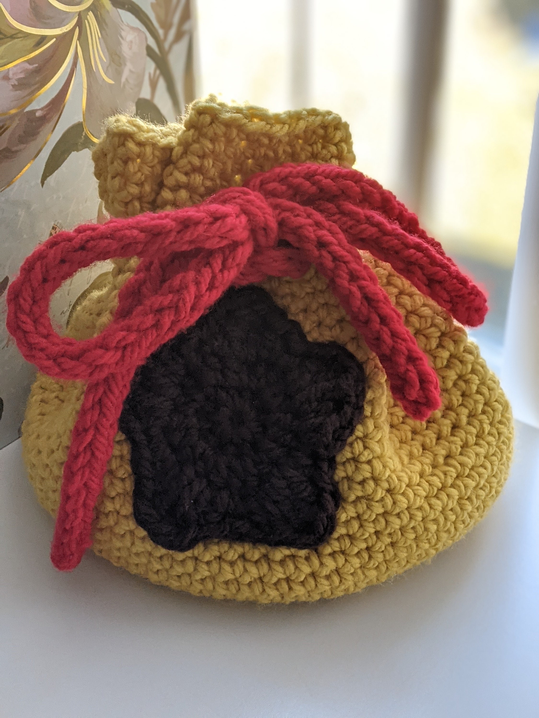 Large Animal Crossing Crocheted Bell Bag - Etsy