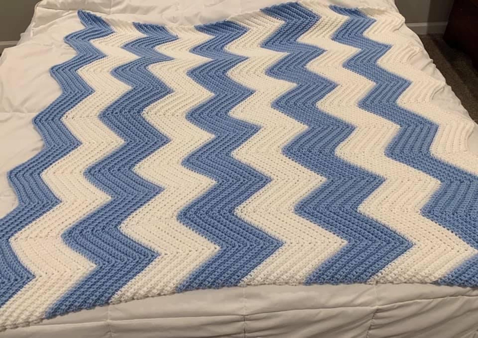 Chevron Afghan Pattern Only - Etsy