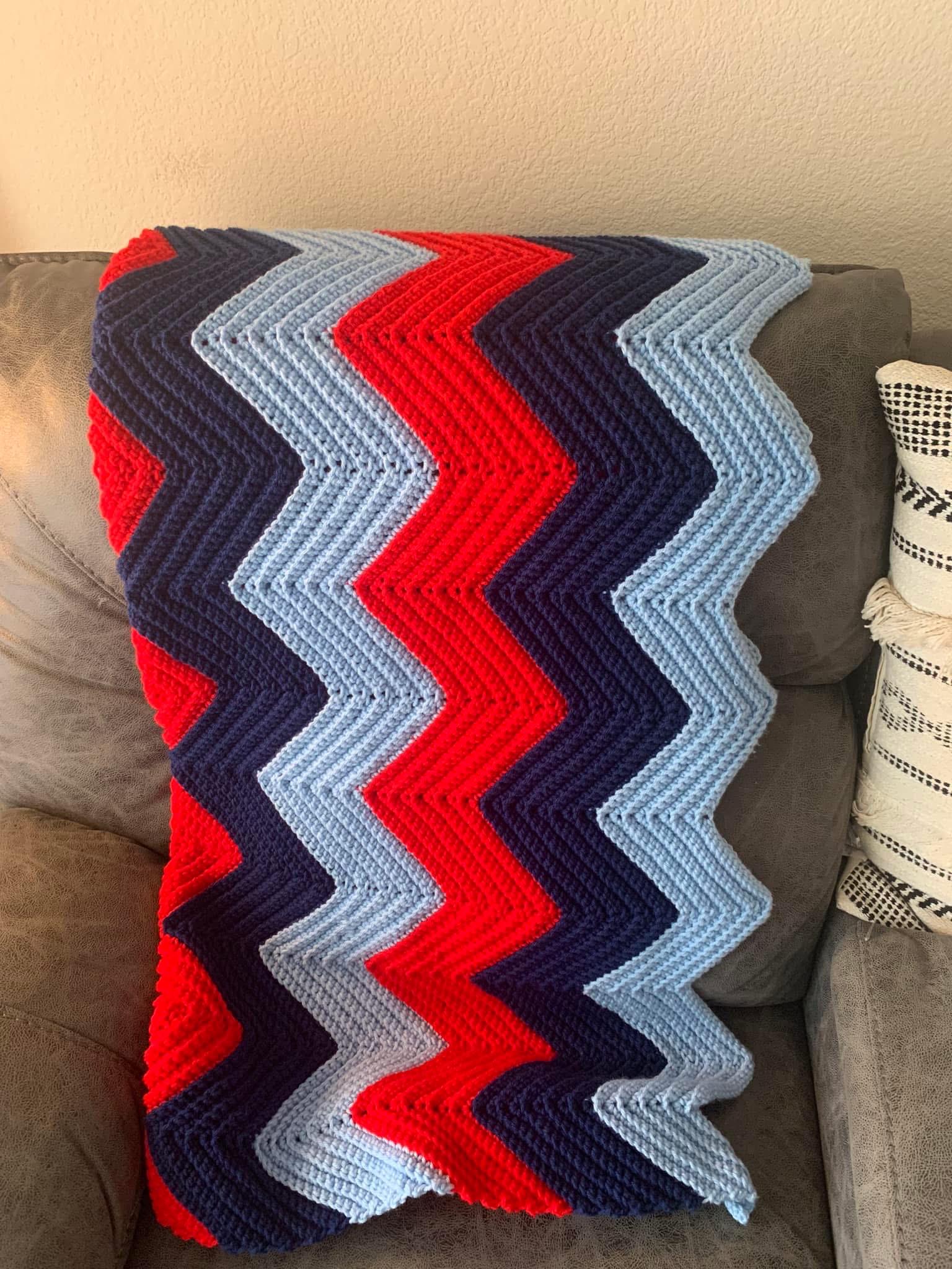 Chevron Afghan Pattern Only - Etsy