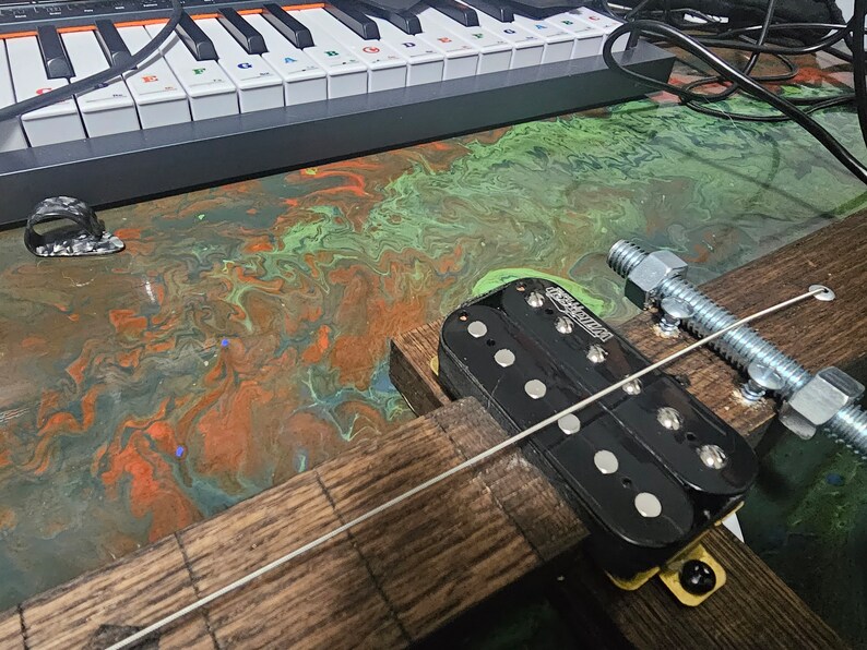 Djent Stick, Dual Scale, Lap Steel, One String Didley Bow Electric ...