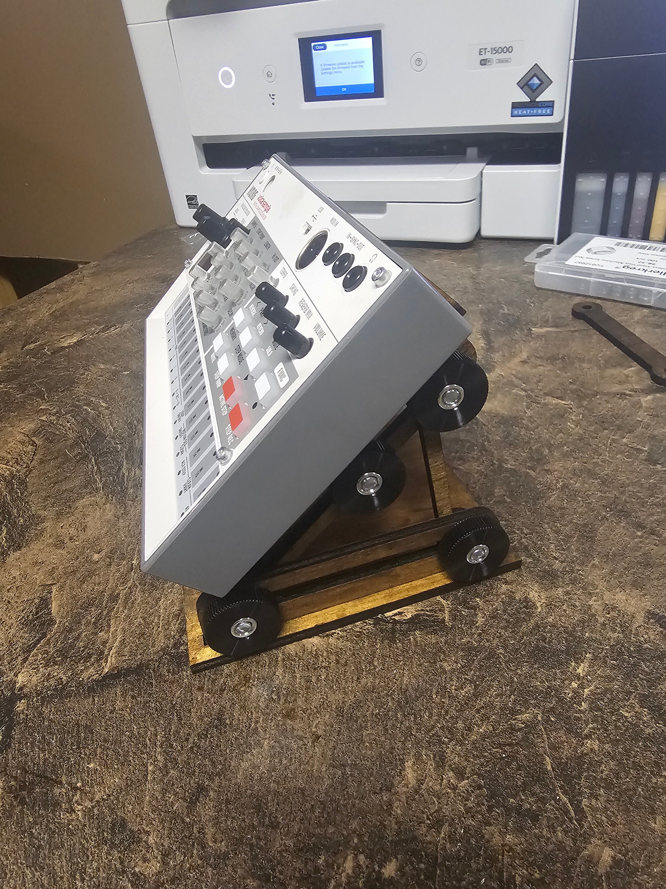 Custom Adjustable Angle Wood Synthesizer Stand, Perfect for Volcas ...