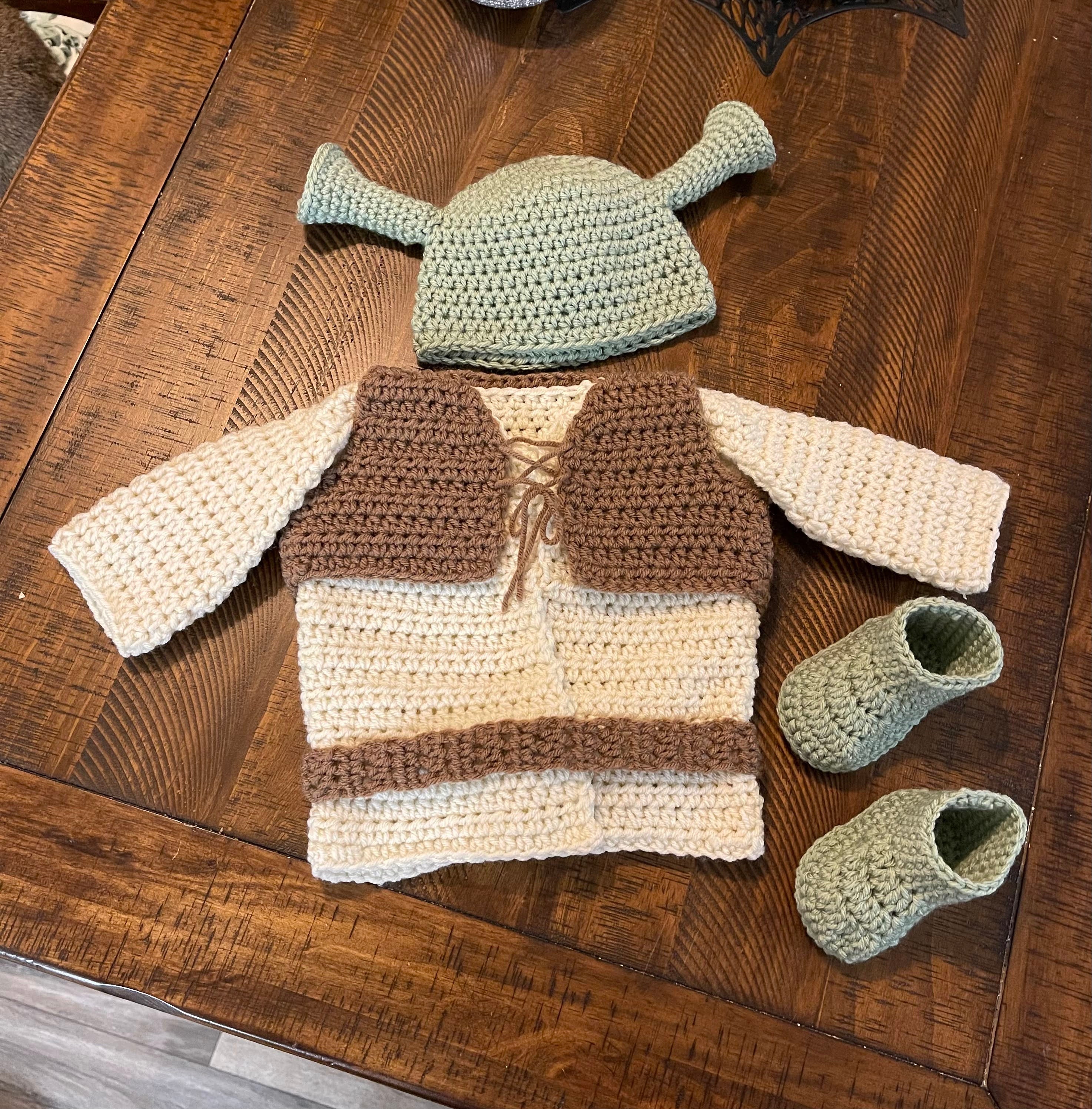 Shrek Baby Costume Shrek Crochet Costume Crochet Shrek Outfit Shrek ...