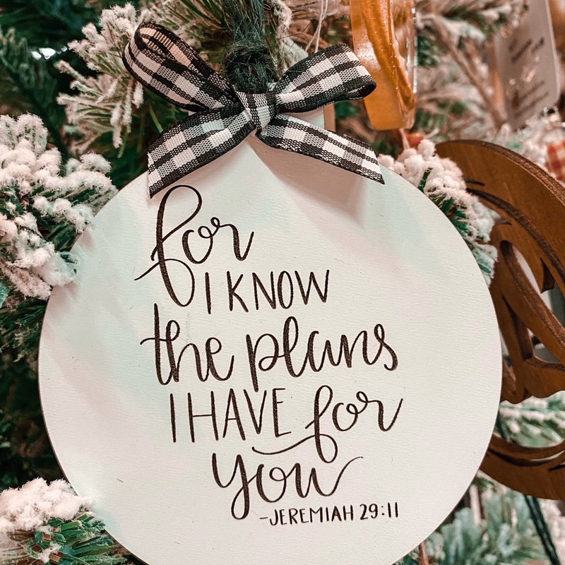 Bible Verse Ornament - Etsy