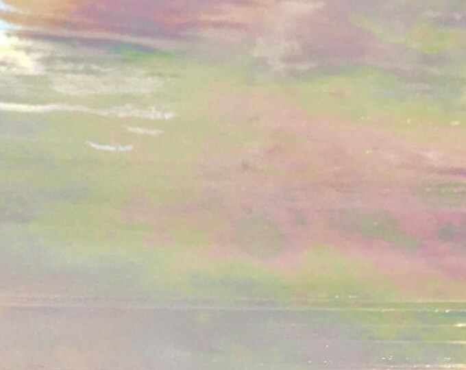 Glass Sheet Irid White Luminescent Rainbow Iridized Stained - Etsy