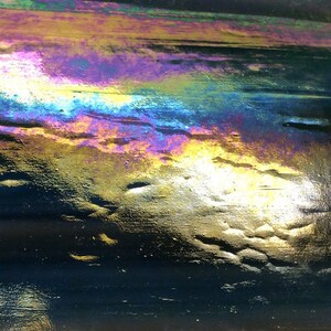 Glass Sheet Irid Aqua Rainbow Iridized Stained Glass H11 - Etsy