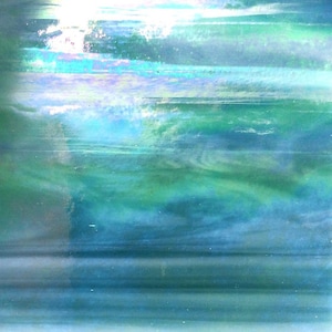 Glass Sheet Irid Aqua Rainbow Iridized Stained Glass H11 - Etsy