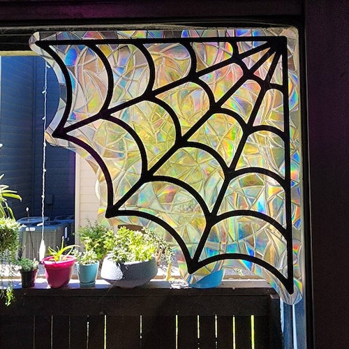Stained Glass Spider Web - Etsy