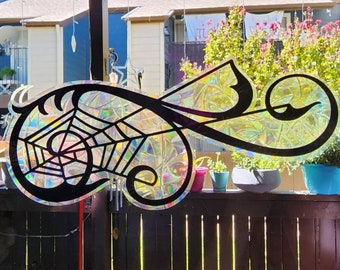 Spider Web Stained Glass Window Spiderweb Window Film Spider Web ...