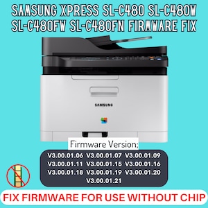 Samsung Xpress SL-C480 Firmware Fix - Etsy