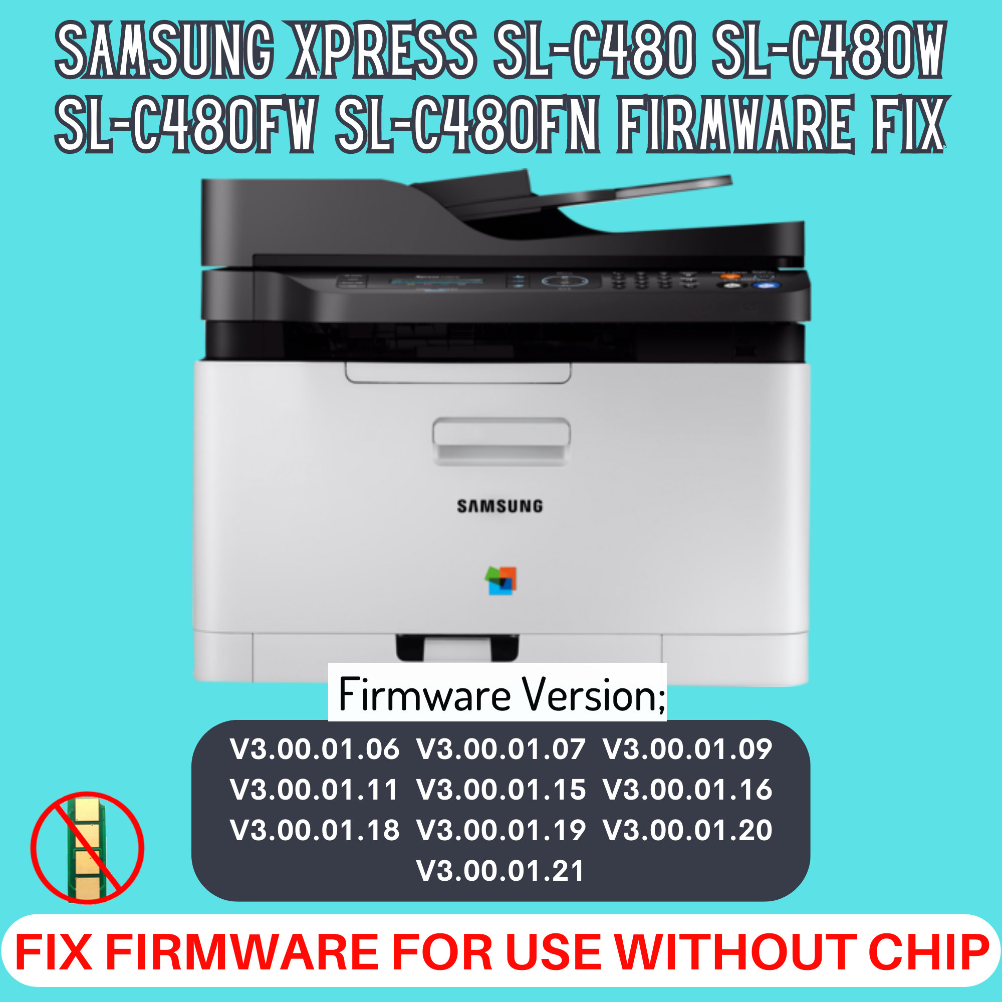 Samsung Xpress SL-C480 Firmware Fix - Etsy
