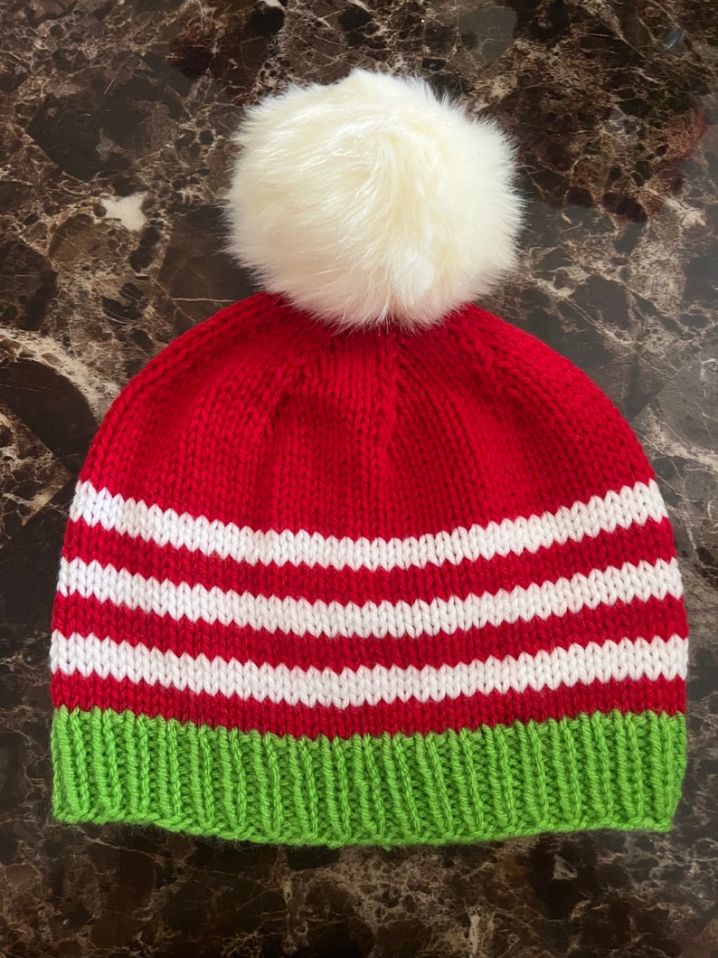 Grinch Inspired Knit Hat Pattern - Etsy