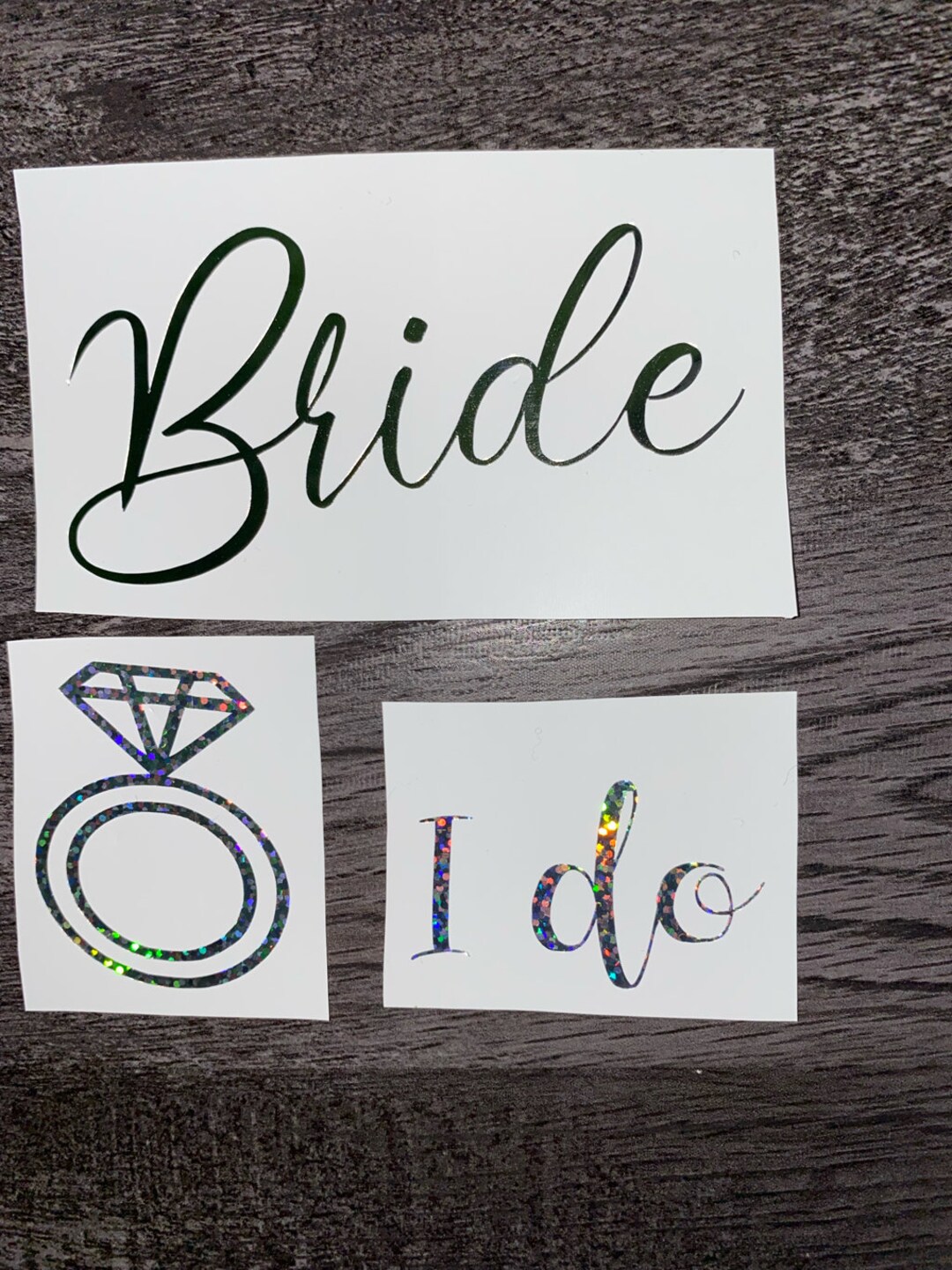Bride Sticker Pack decal Packsticker Packglitter Bridal - Etsy
