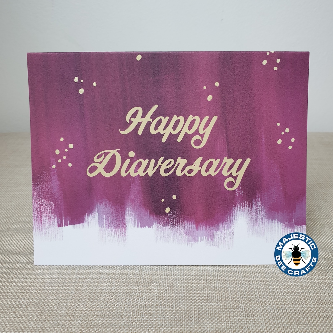 Happy Diaversary Card Design | Type 1 Diabetes | Diabetic Anniversary ...